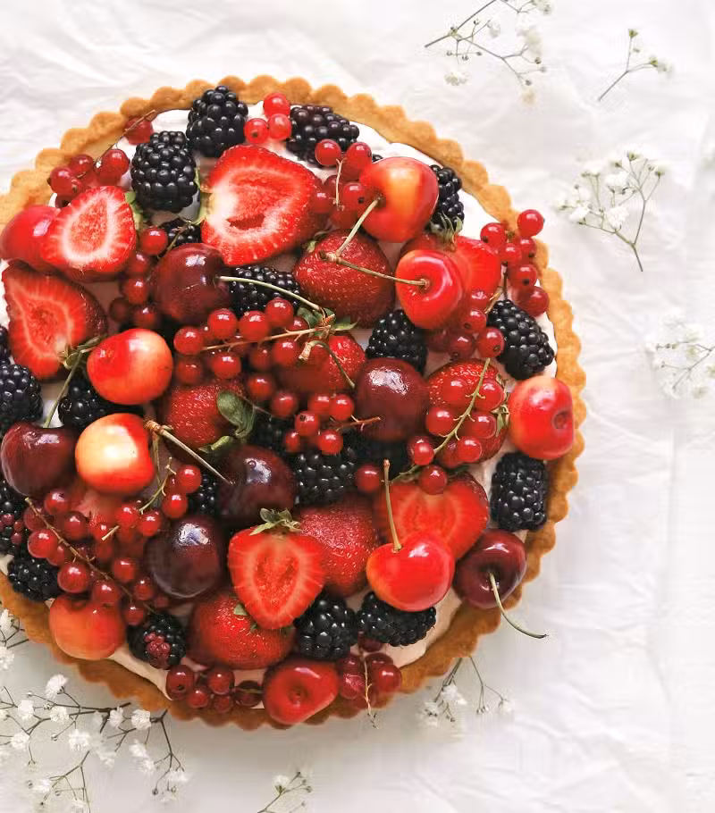 Summer Fruit Tart Recipe by Amy Ho of Constellation Inspiration • The ...