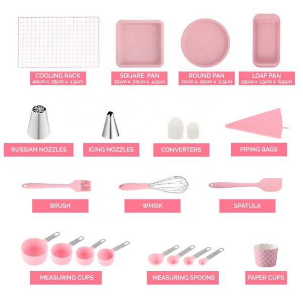 Pink Baking Set • The Party Cake • TPC