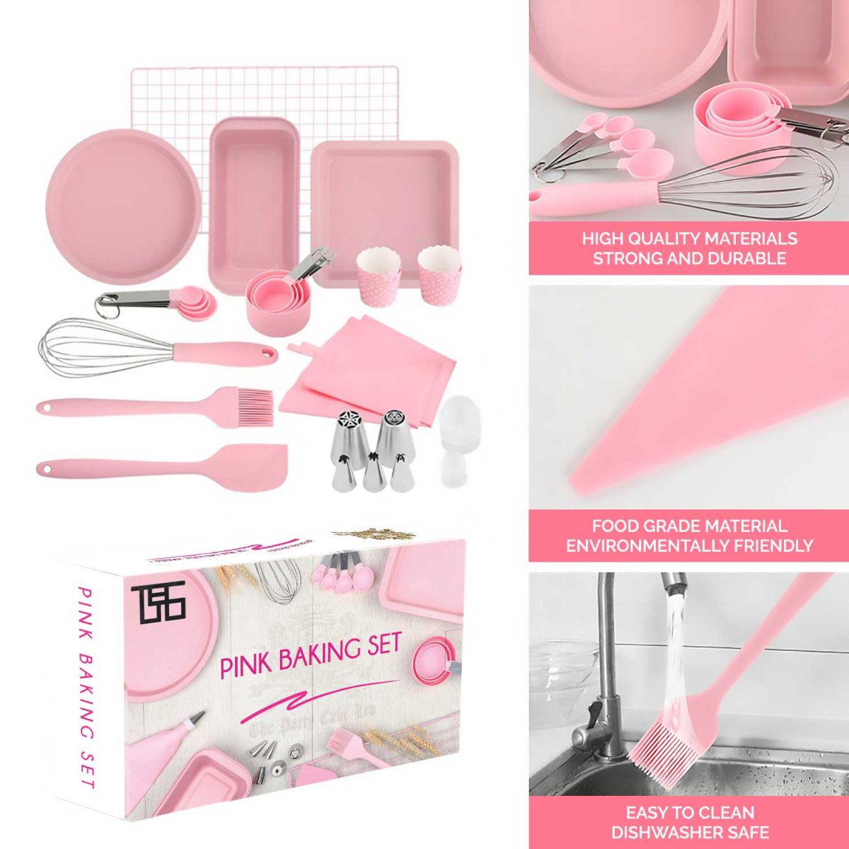 Pink Baking Set • The Party Cake • TPC