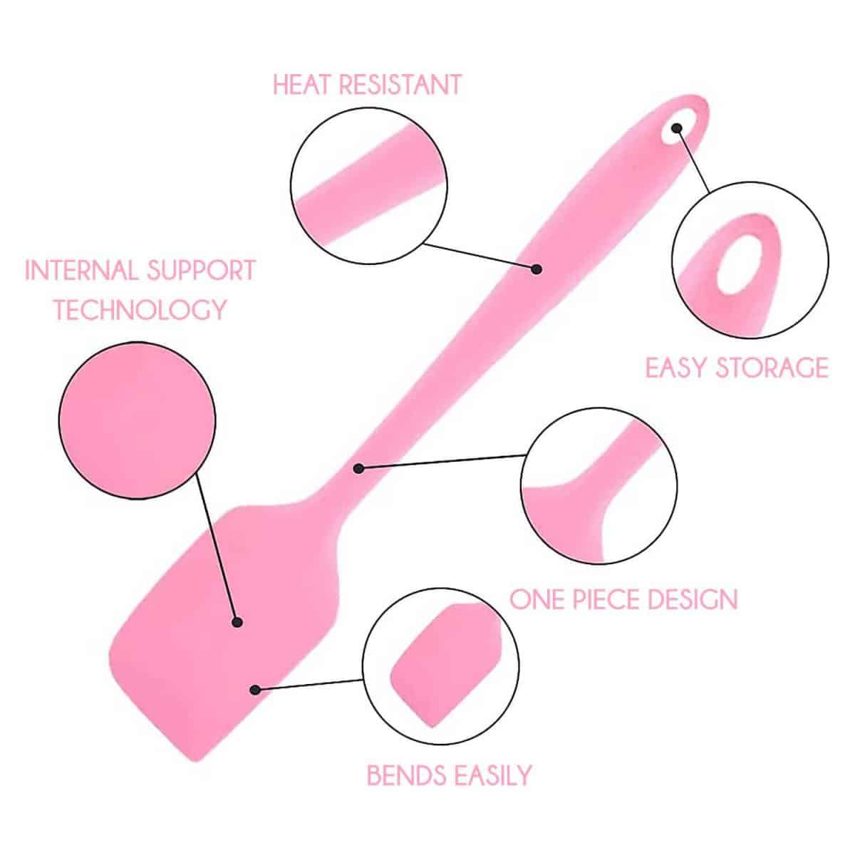 Pink Baking Utensil Set • TPCLtd • The Party Cake Ltd