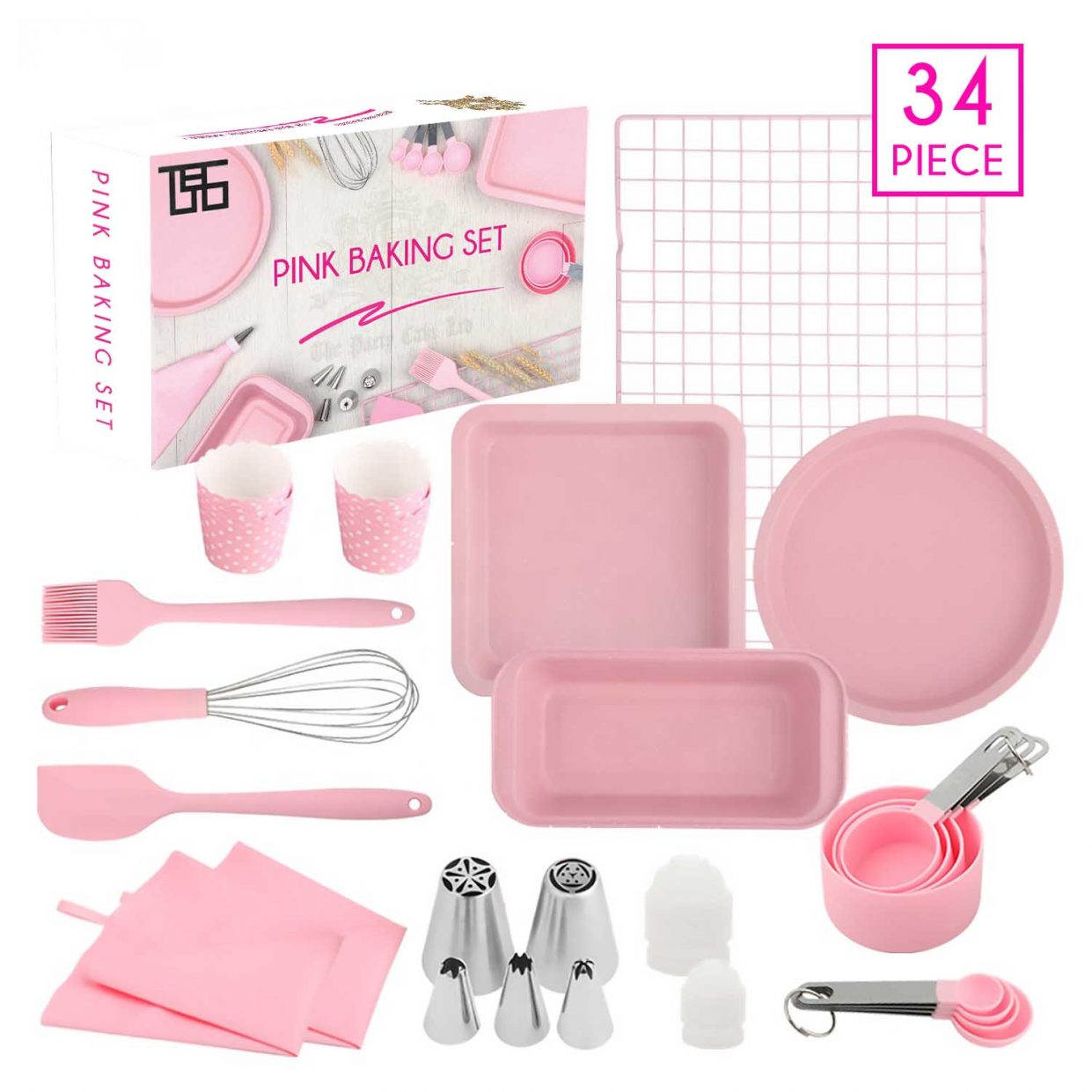Pink Baking Set • The Party Cake • TPC