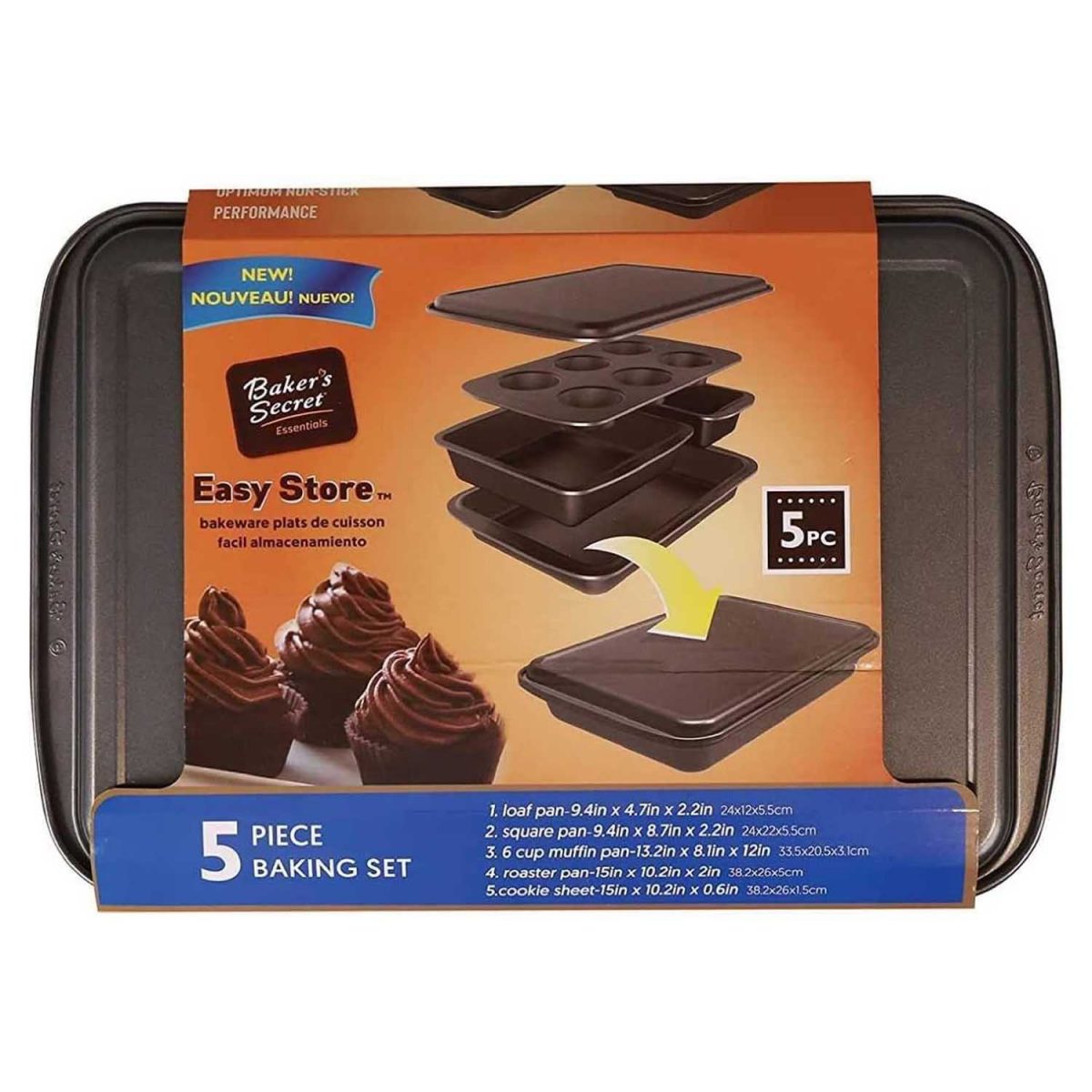 Baker's Secret Stackable Bakeware Set • TPC