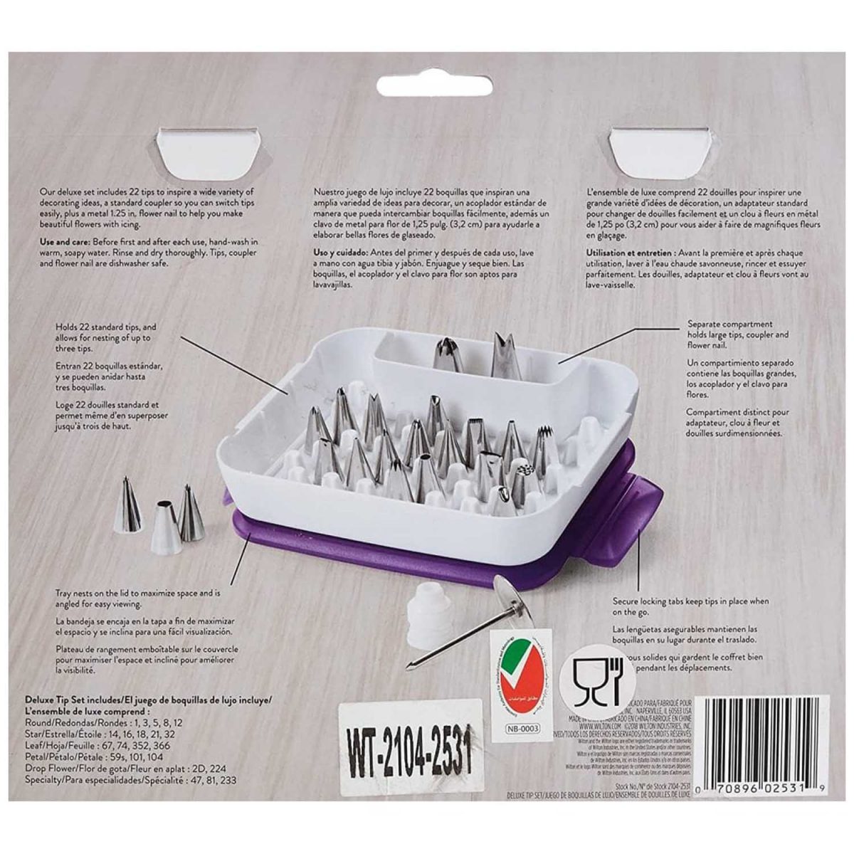 Wilton Deluxe Piping Tip Set • The Party Cake • TPC